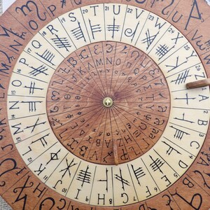 Cypher Wheel, Cipher Wheel, Theban, Ogham, Enochian, Runes, Secret ...