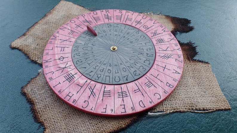 Cypher Wheel Cipher Wheel Ogham Enochian Secret Codes | Etsy