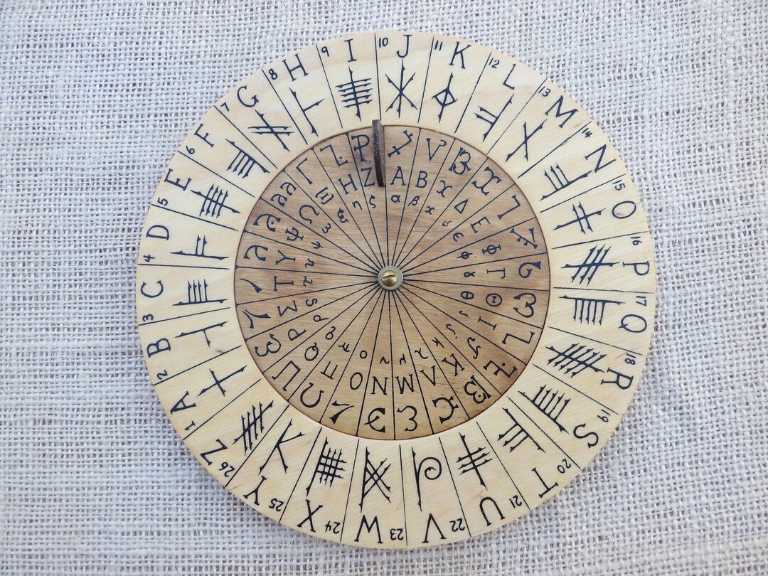 Cypher Wheel, Cipher Wheel, Ogham Enochian Secret Codes Cryptography ...