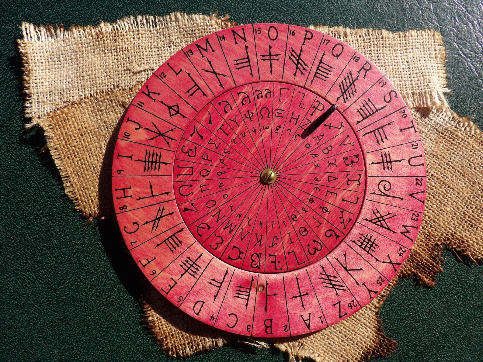 Cypher Wheel, Cipher Wheel, Ogham Enochian, Dungeons and Dragons ...