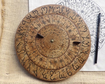 Cypher Wheel, Cipher Wheel, Ogham Enochian, Dungeons and Dragons ...