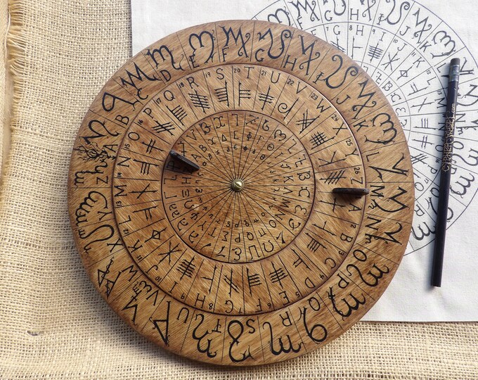 Cypher Wheel, Cipher Wheel, Theban, Ogham, Enochian, Runes ...
