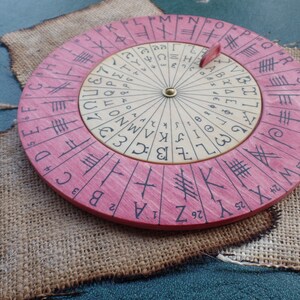 Cypher Wheel Cipher Wheel, Ogham Enochian, Dungeons and Dragons, Secret ...
