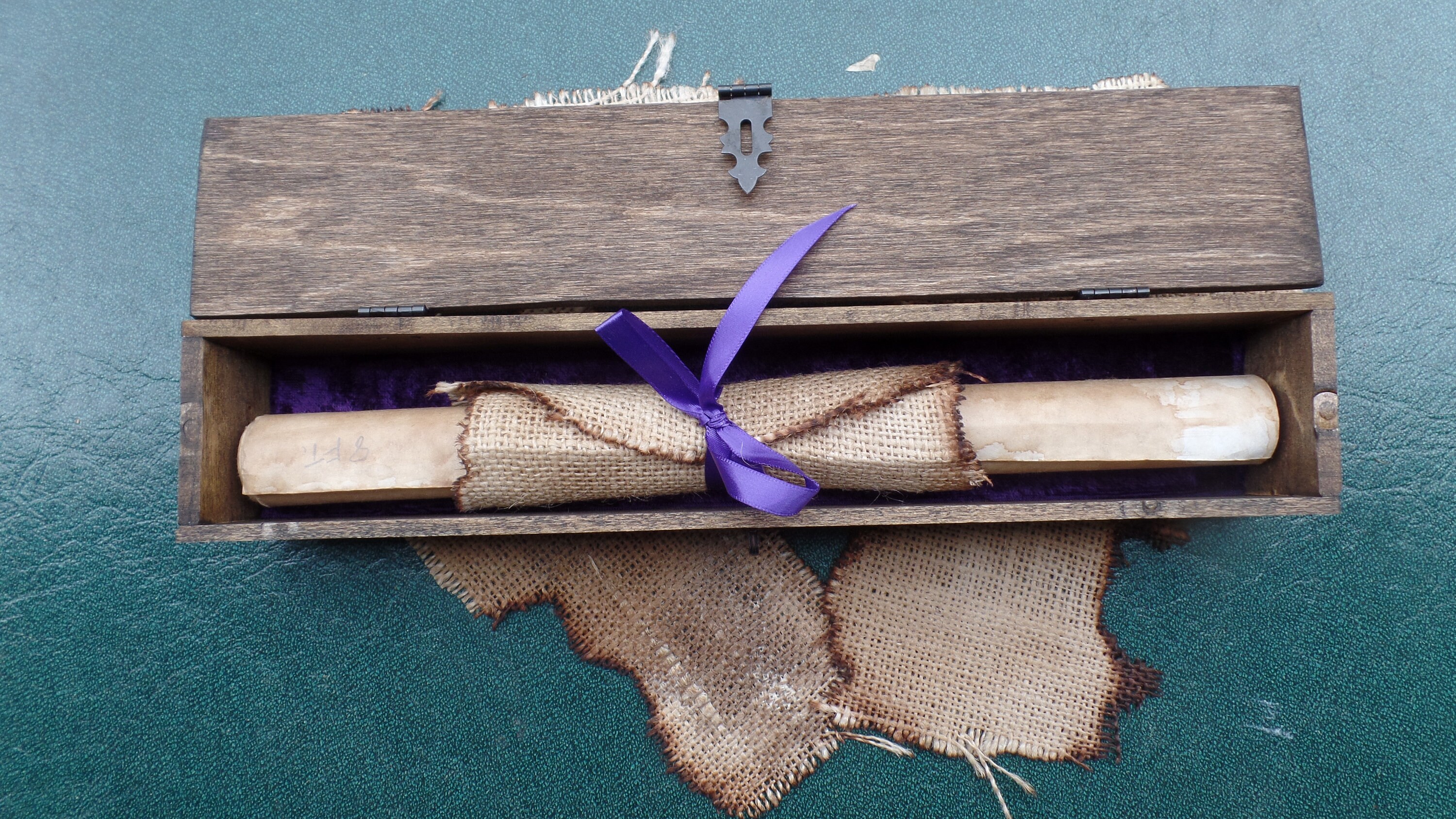 Ancient Scroll in A Box Aged Paper Medieval Scribal - Etsy Norway