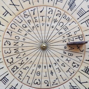 Cypher Wheel, Cipher Wheel, Ogham Enochian Secret Codes Cryptography ...
