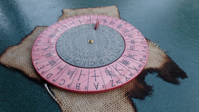 Cypher Wheel Cipher Wheel Ogham Enochian Secret Codes | Etsy