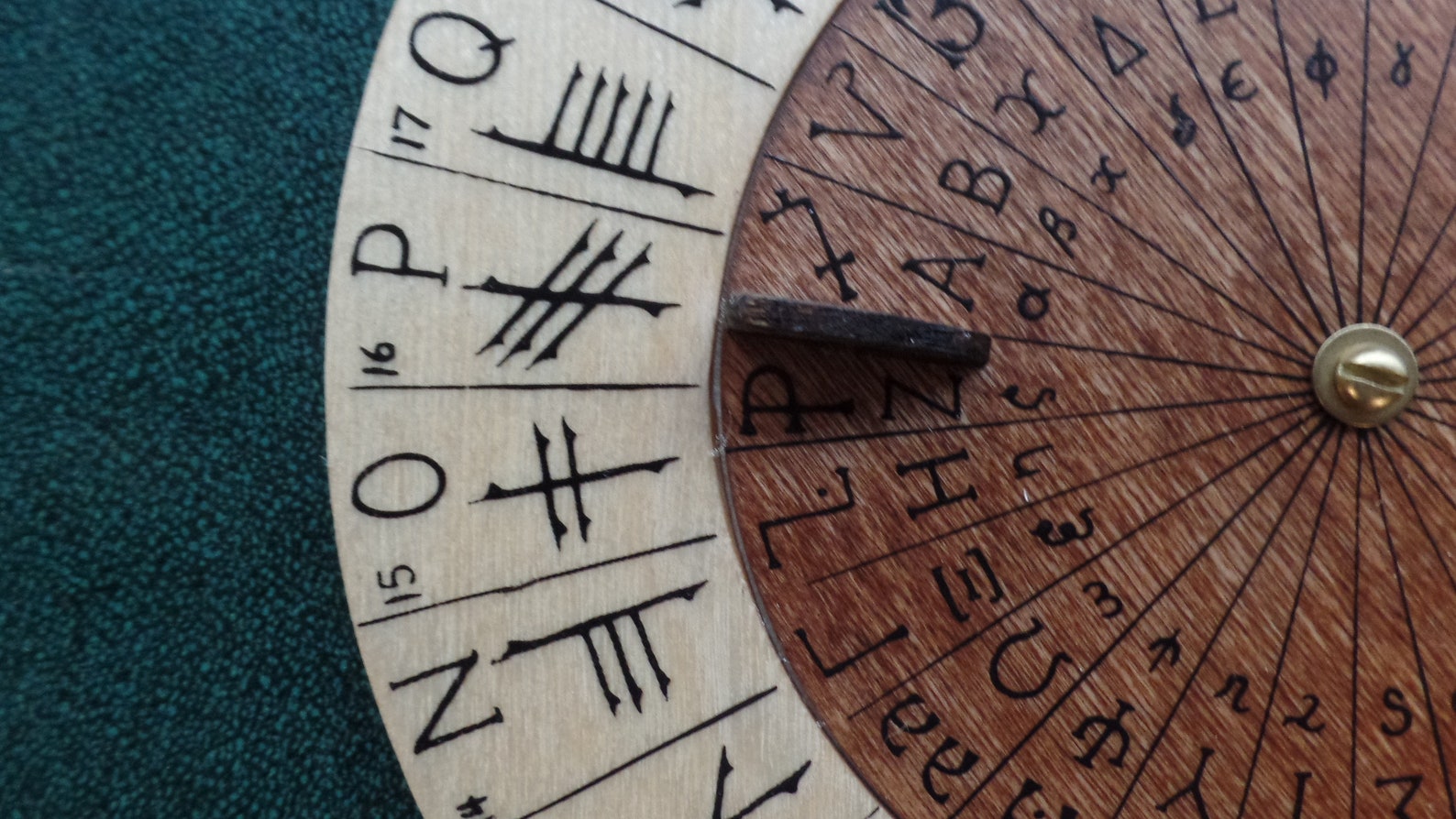 Cypher Wheel Cipher Wheel Ogham Enochian Koine Gree Secret - Etsy