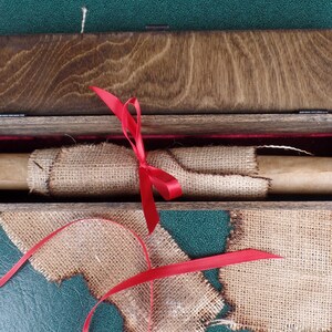 Decorated Ancient Scroll in A Box, Aged Paper, Medieval, Renaissance ...