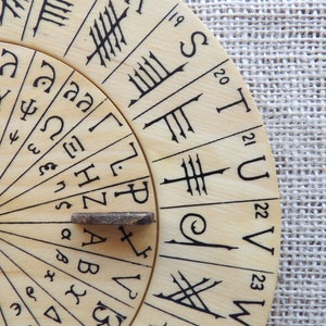 Cypher Wheel, Cipher Wheel, Ogham Enochian Secret Codes Cryptography ...