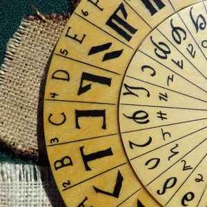 Cipher Wheel Cypher Wheel, Dwarven Dwarvish Devek, Elvin Elvish ...