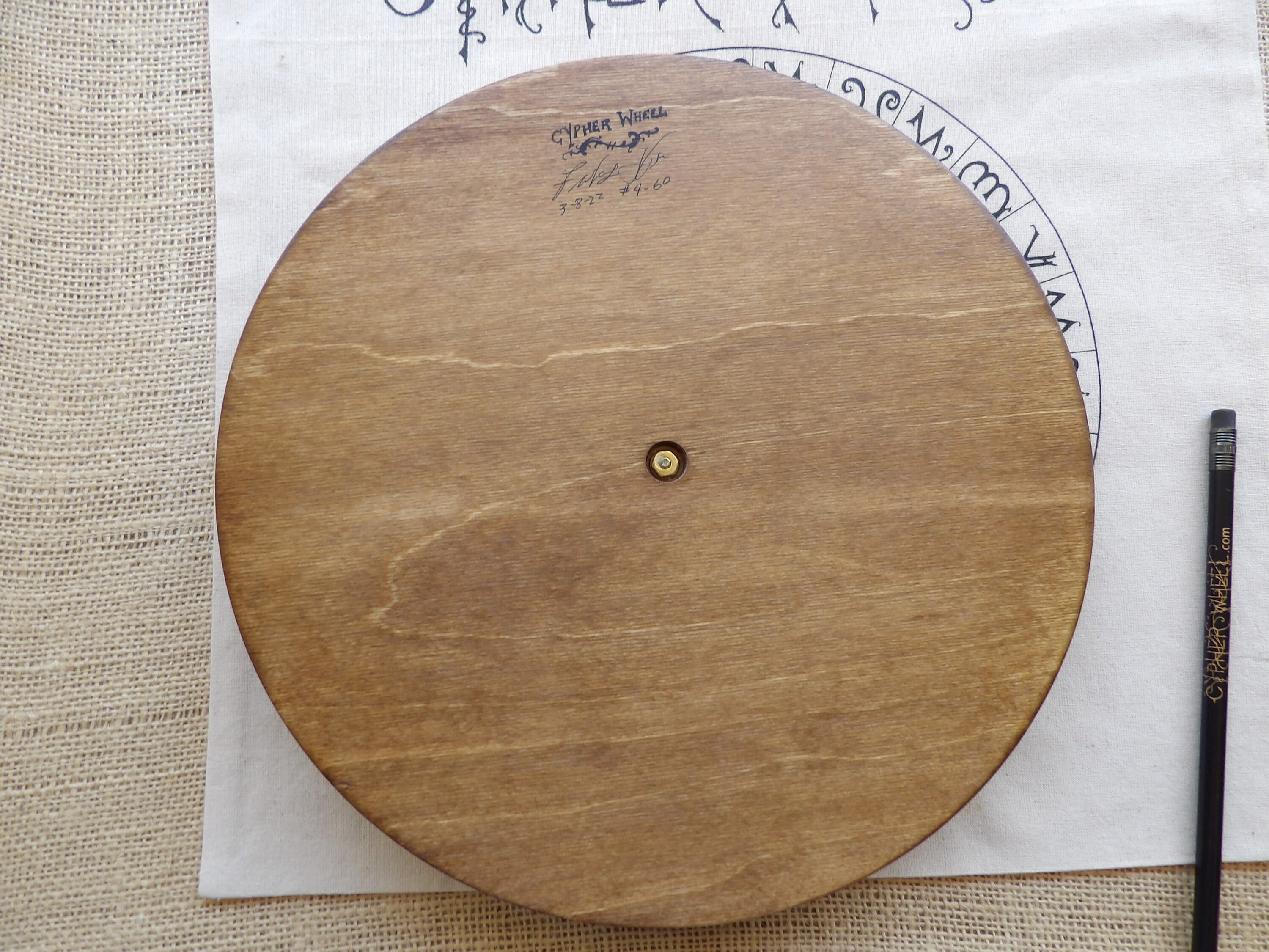 Cypher Wheel Cipher Wheel Theban Ogham Enochian Runes - Etsy UK