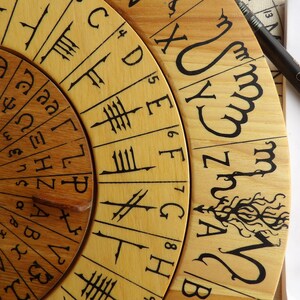 Cypher Wheel, Cipher Wheel, Theban, Ogham, Enochian, Runes, Secret ...