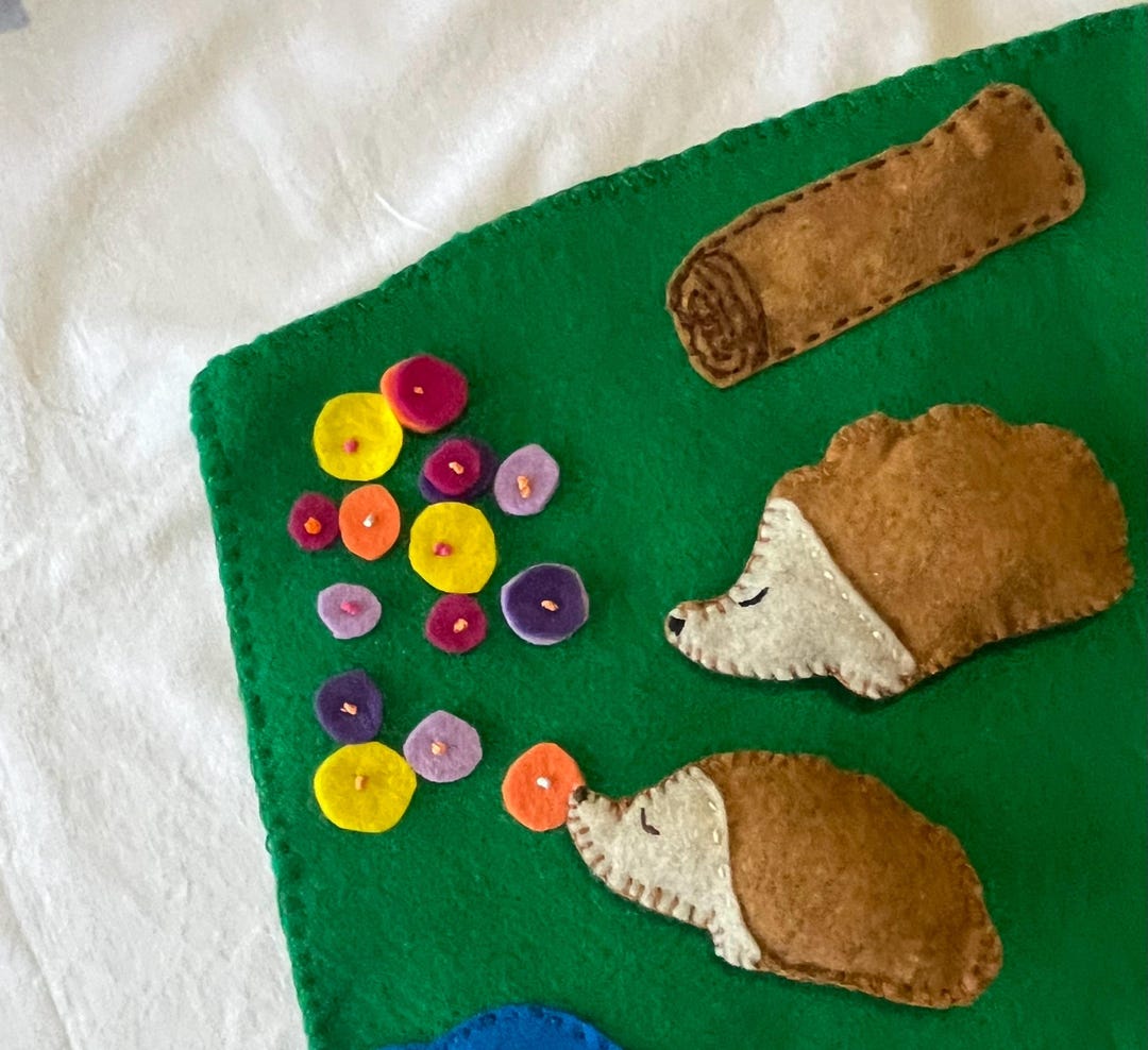 Felt Hedgehog Stuffies, Large and Small Set - Etsy