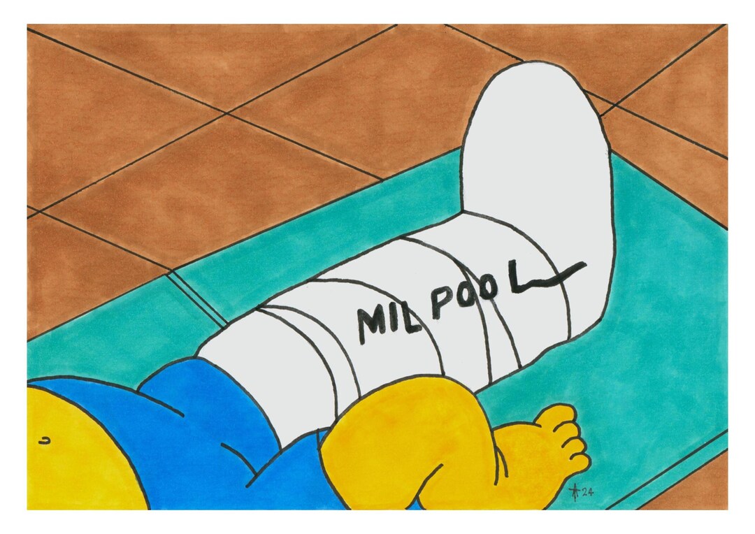 MILPOOL (the Simpsons) Original Fan Art - Signed + Numbered - Etsy