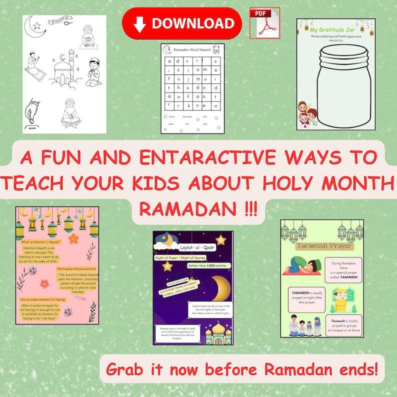 Ramadan Kids Activity, Islamic Worksheets, Kids Salah Fasting Tracker ...