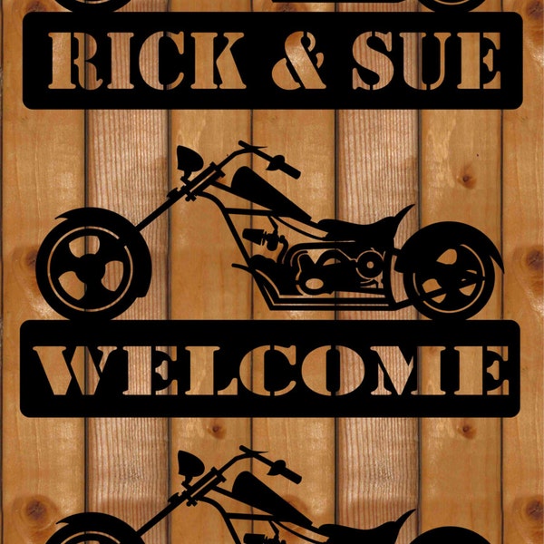 Harley Welcome Sign - Etsy