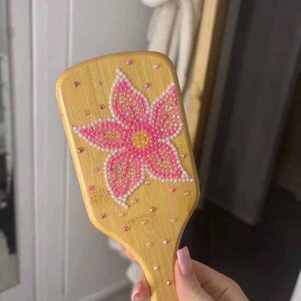 Bedazzled Hairbrushes - Etsy UK