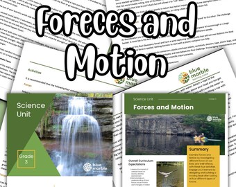 Ontario Grade 3 Science Unit Forces and Motion Instant PDF Download ...