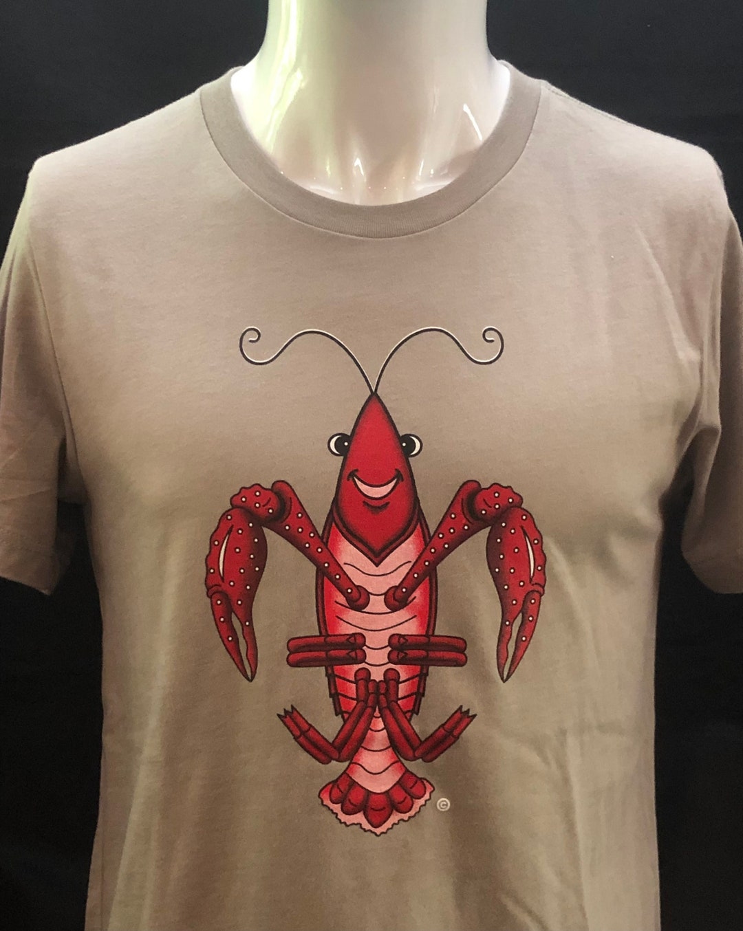 Crawfish T-shirt, Seafood Boil Apparel, Fleur De Lis, Bella+canvas ...