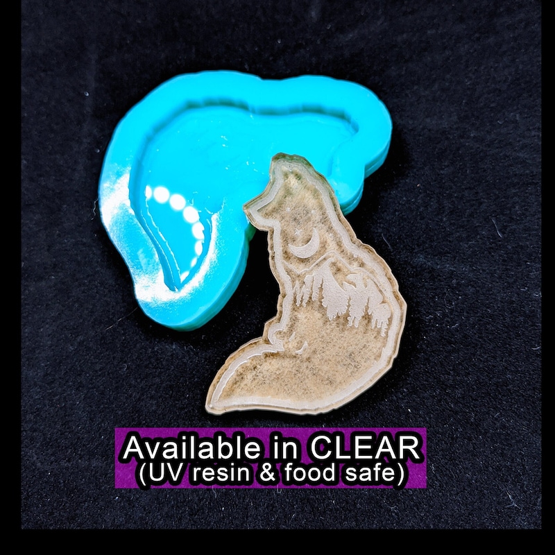 Wolf Silicone Mold - Etsy UK
