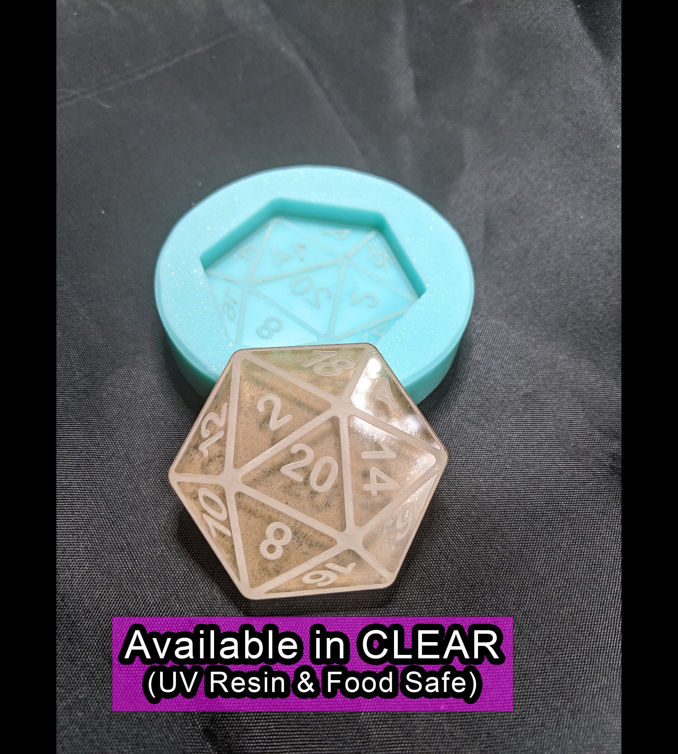 D&d Flat Dice Molds - Etsy