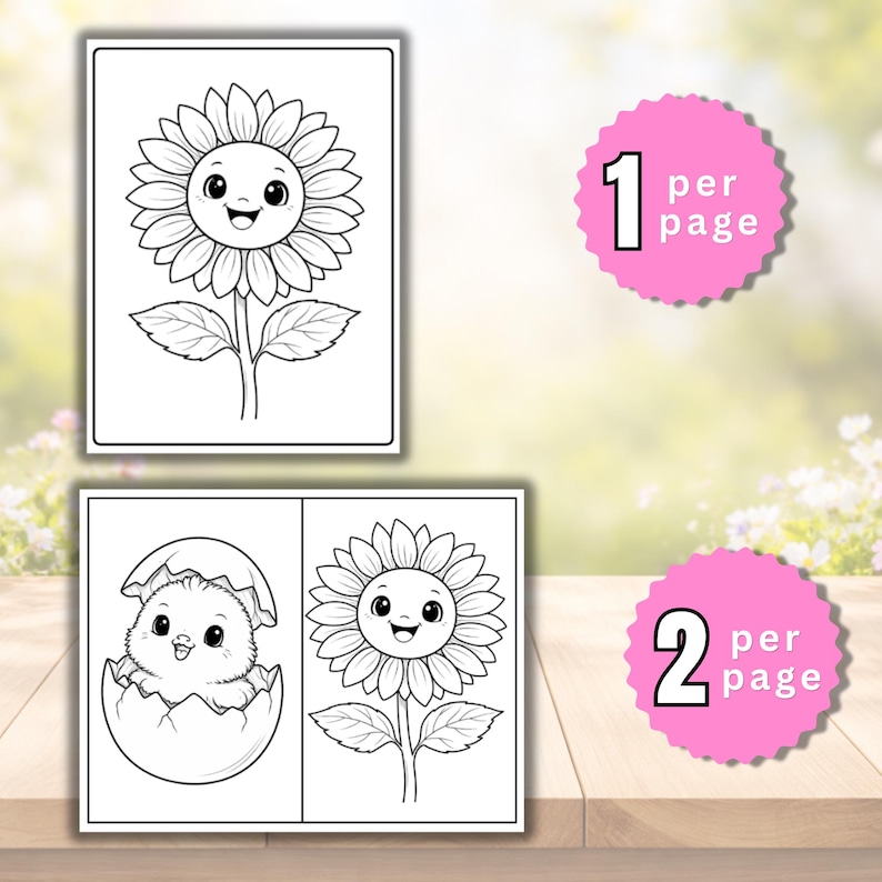 Spring Coloring Pages Bundle, Spring Coloring Book, Spring Coloring ...