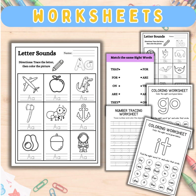 10,000+ Kids Learning Activities Bundle and Coloring Pages Preschool to ...