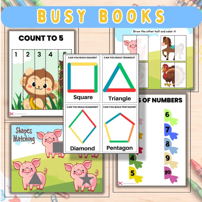 10,000+ Kids Learning Activities Bundle and Coloring Pages Preschool to ...