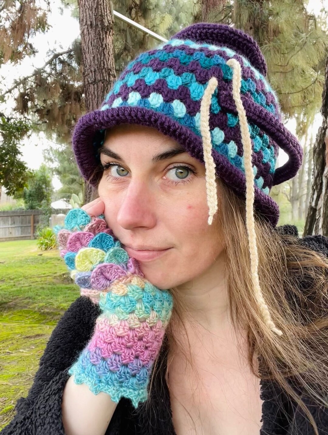 Non-metallic Colander Hat With Noodle - MADE to ORDER -free Domestic ...