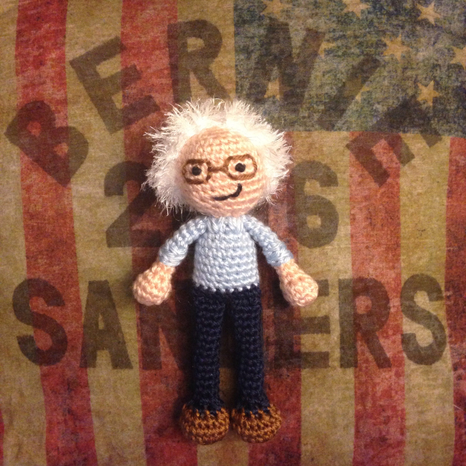 Bernie Sanders Doll -MADE TO ORDER -free Domestic Shipping, Feel the ...