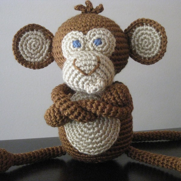 Brown Monkey - Etsy