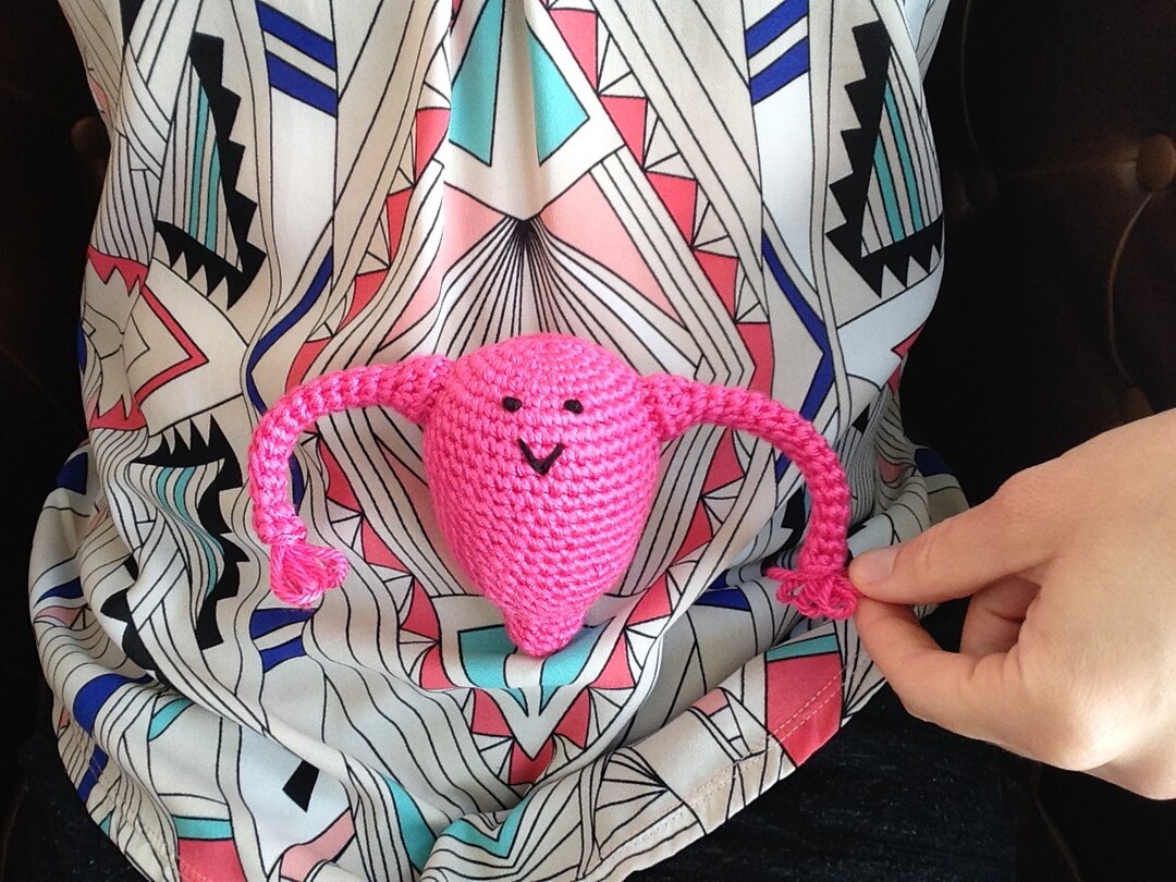 Uterus With Fallopian Tubes -MADE TO ORDER -free Domestic Shipping ...