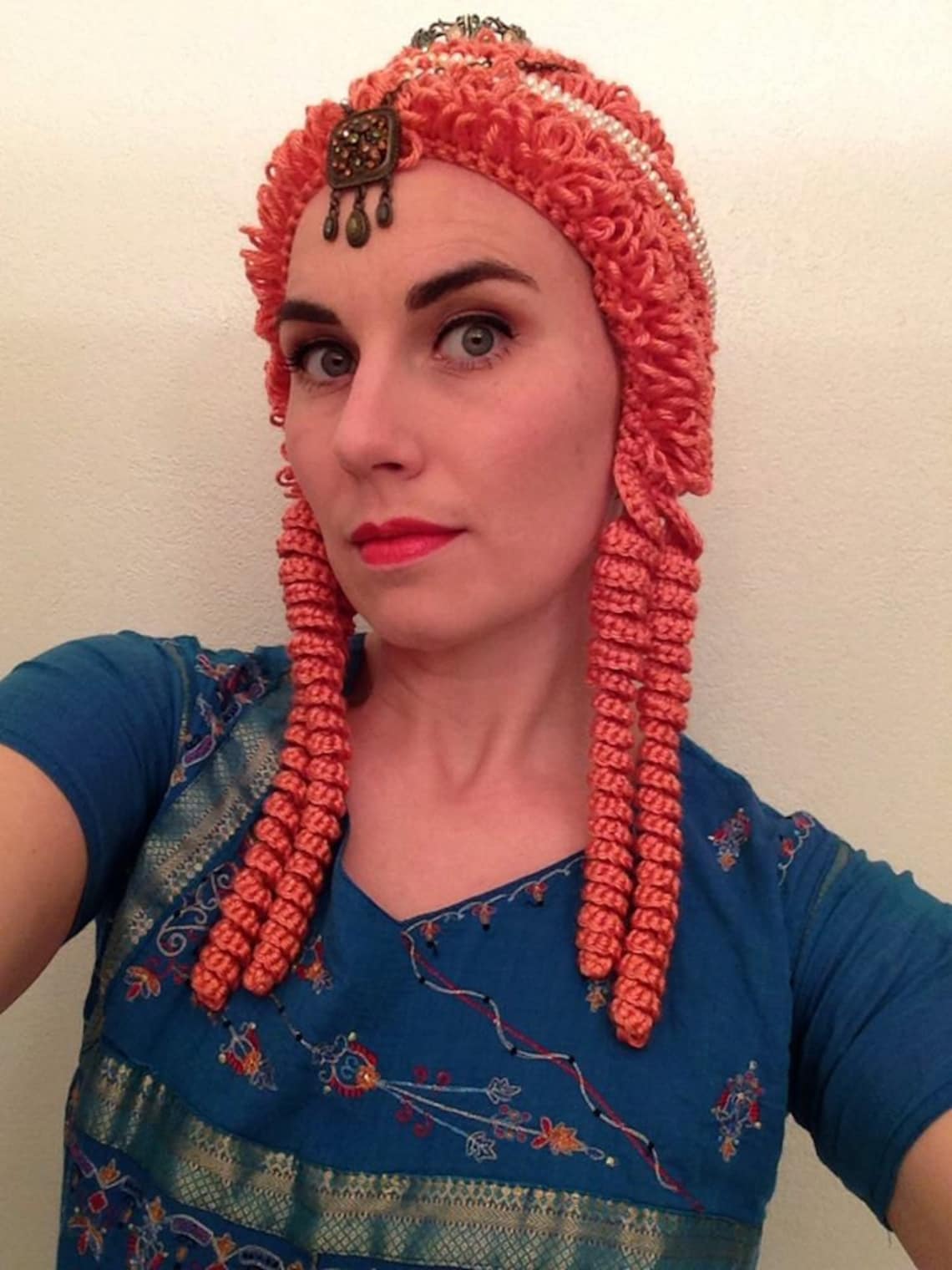 Queen Elizabeth I Wig MADE TO ORDER free Domestic Shipping - Etsy