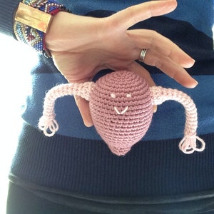 Uterus With Fallopian Tubes -MADE TO ORDER -free Domestic Shipping ...