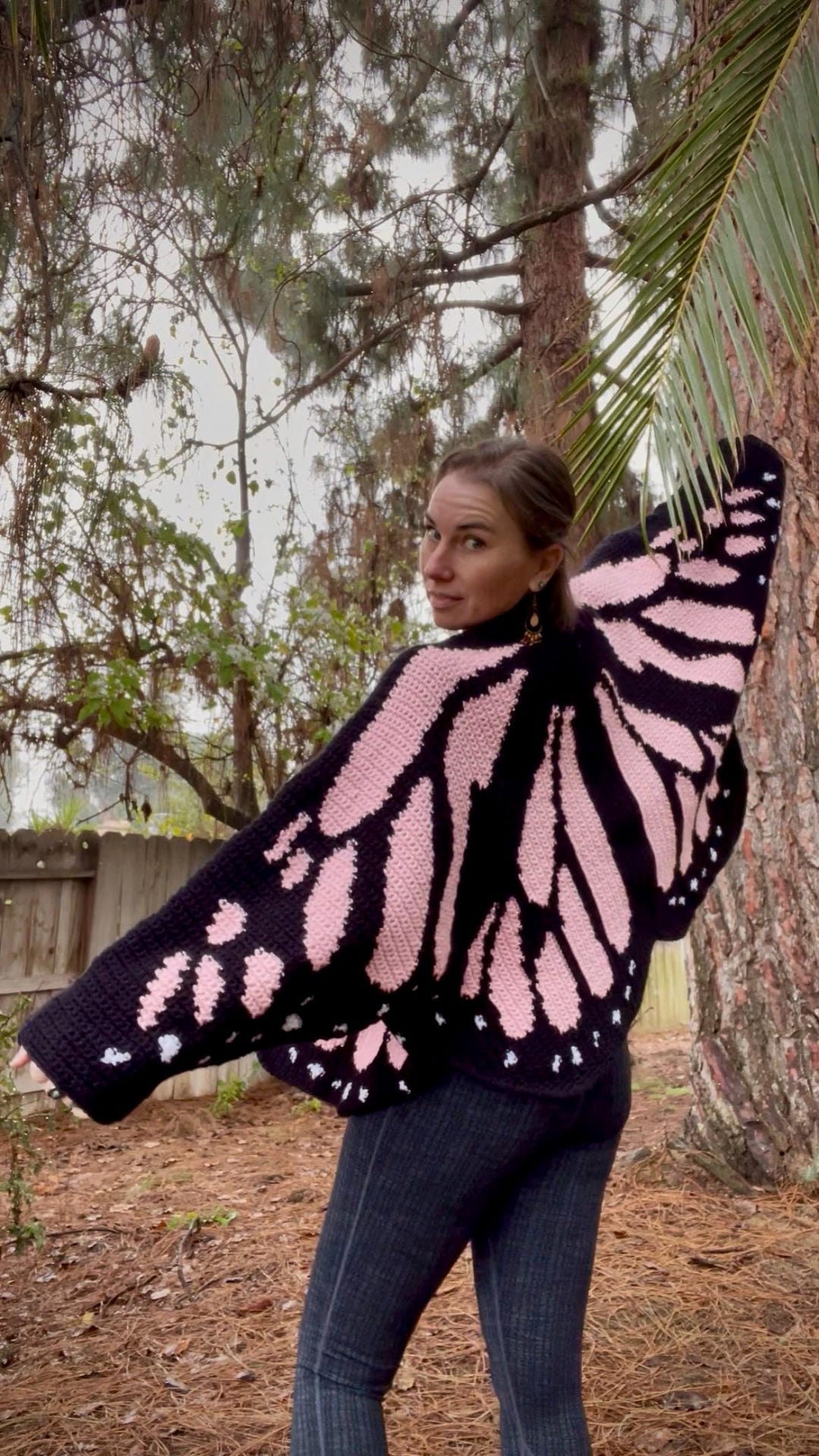 Monarch Cardigan Butterfly Sweater MADE TO ORDER - Etsy
