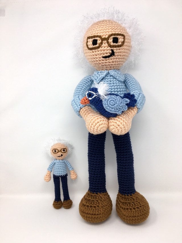 Big Bernie Sanders doll MADE TO ORDER Free Domestic | Etsy