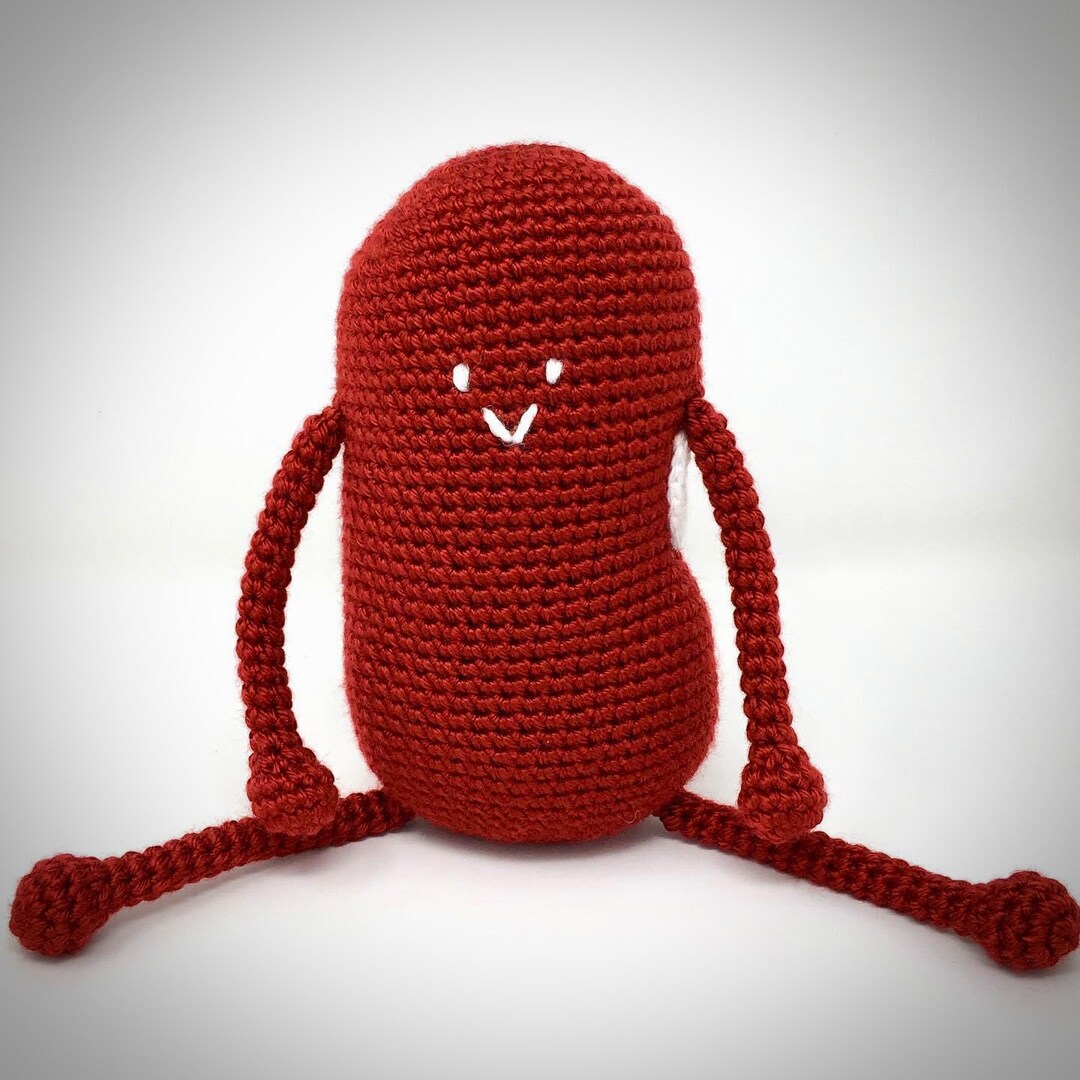 Kidney Bean Plush Toy Food Plush Kidney Bean Toy Plush Bean Toy Kidney ...