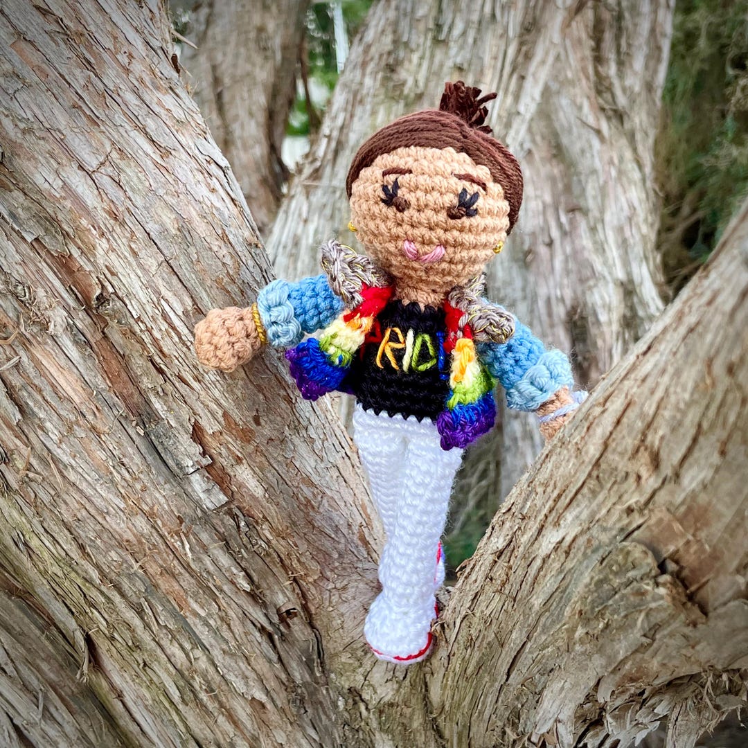 Kamala Harris Pride Doll Crochet Kamala Harris Doll Pride Kamala Harris ...