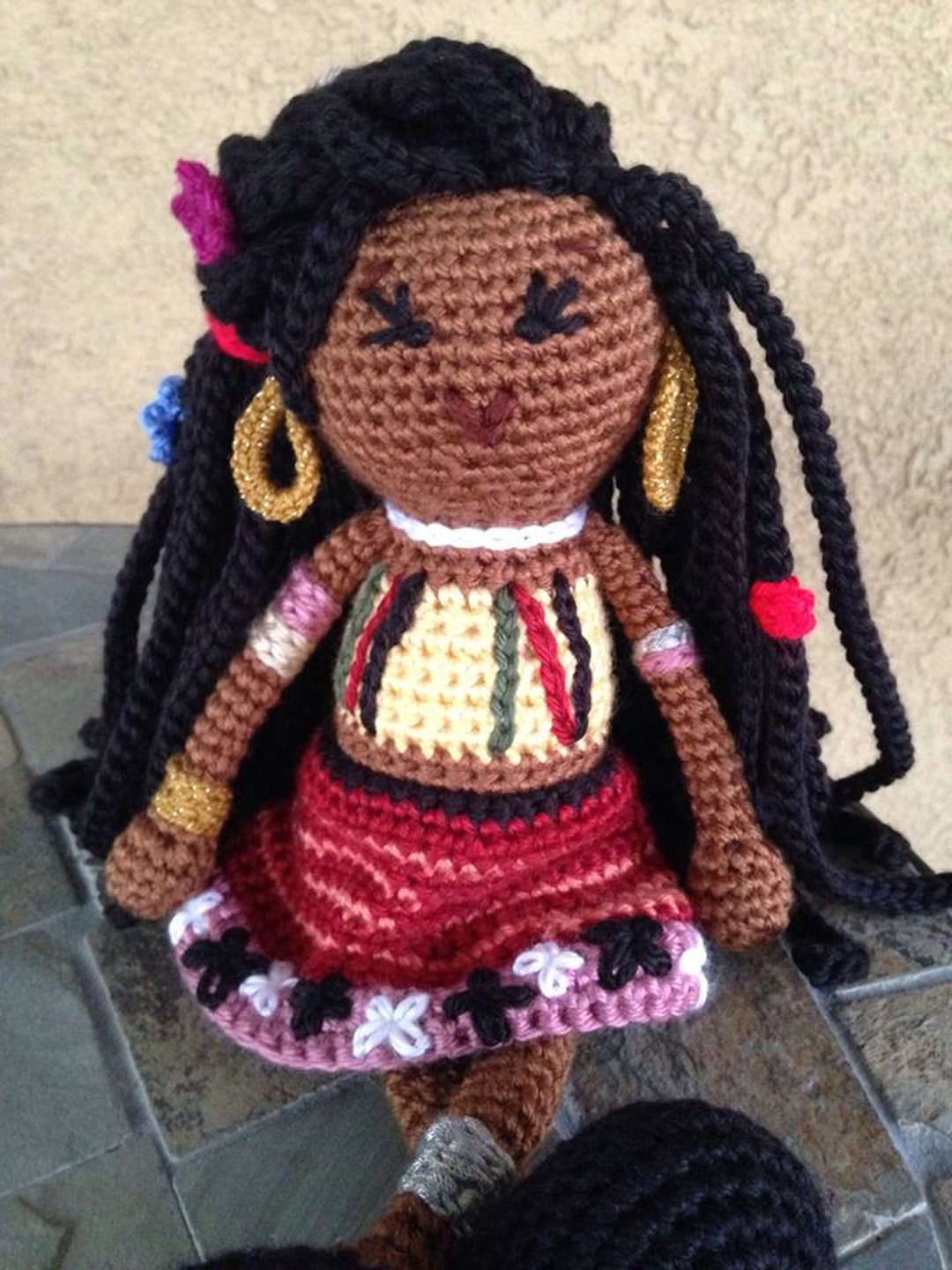 African Princess Rapunzel Doll MADE TO ORDER free Domestic Shipping ...