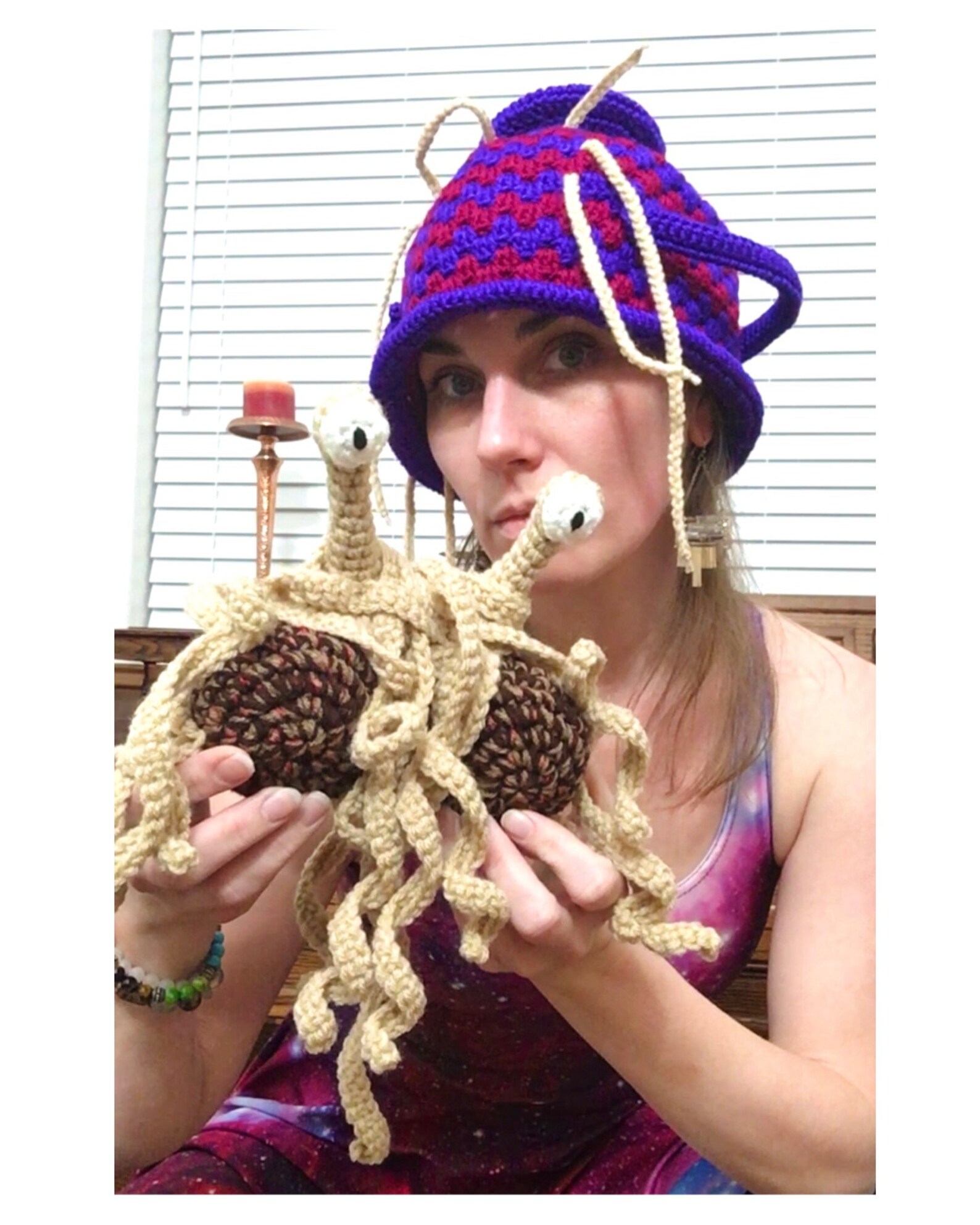 Non-metallic Colander Hat With Noodle MADE to ORDER free - Etsy