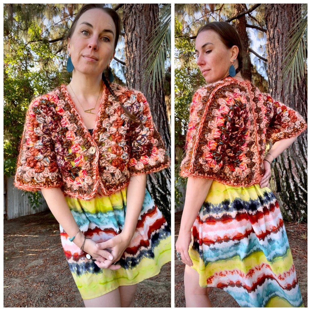 Cropped Cardigan Sweater Crop Shrug Sweater Unique Shrug Unique Fashion ...