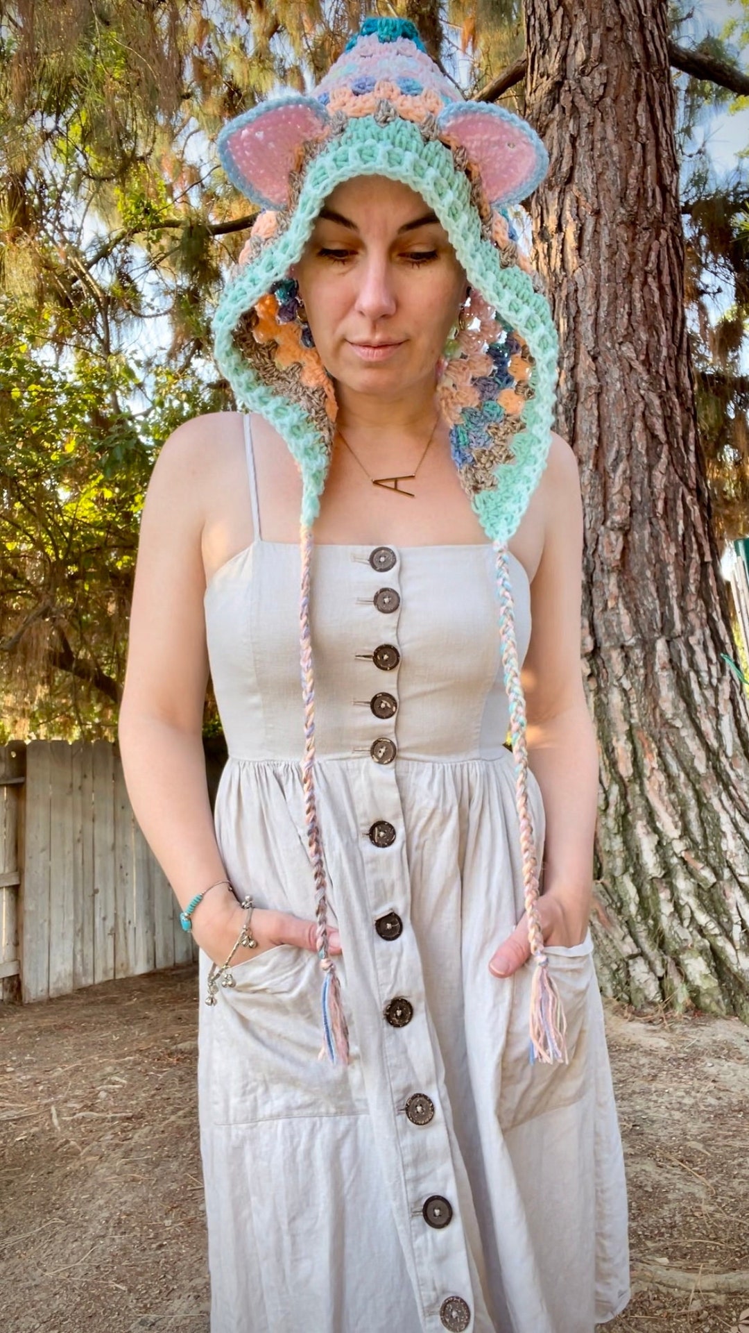 Fairy Beary Hood Festival Hood Festival Fashion Hippie Fae Hood Rainbow ...