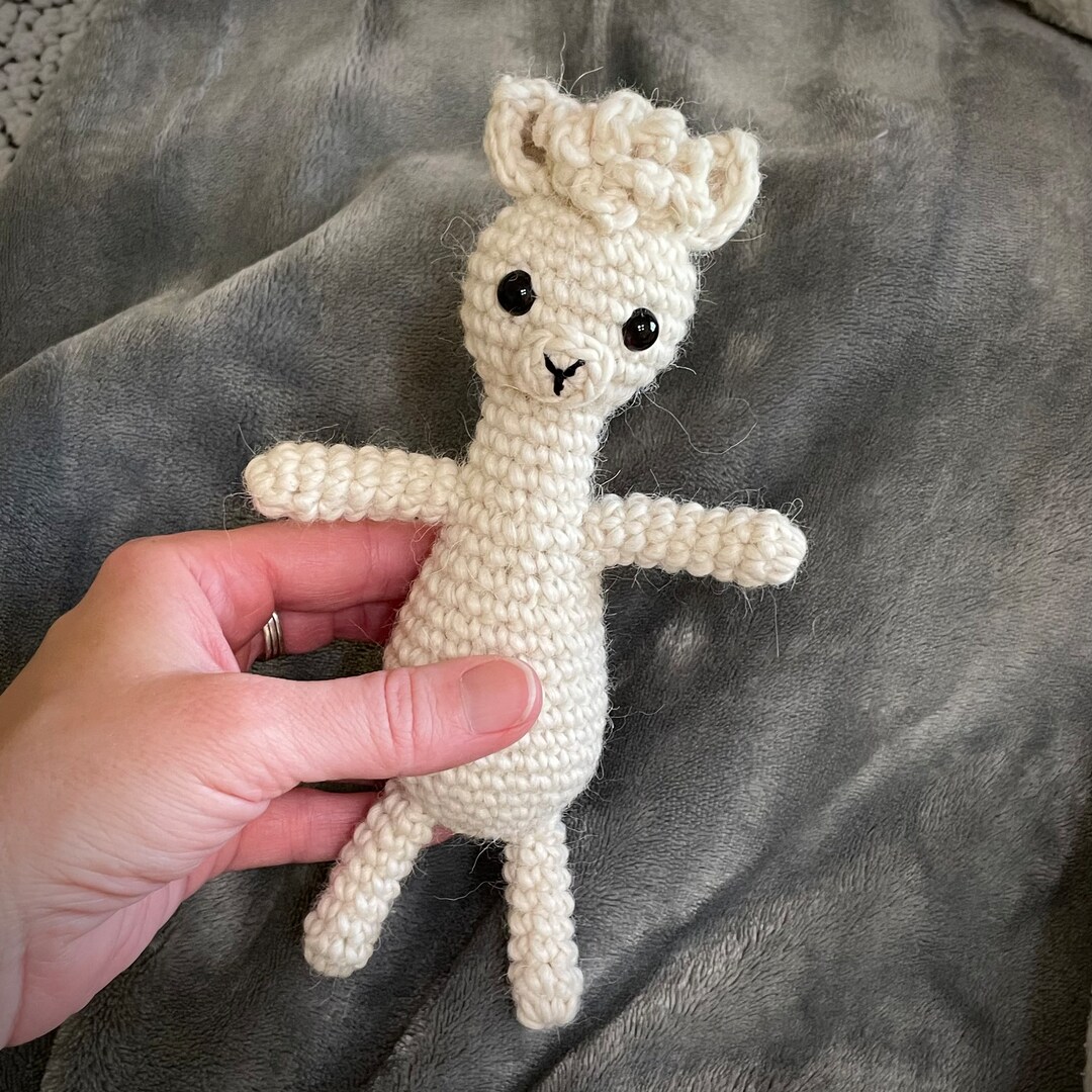 Llama Plush Tiny Made From Real Llama Wool Llama Toy Llama Love Decor ...