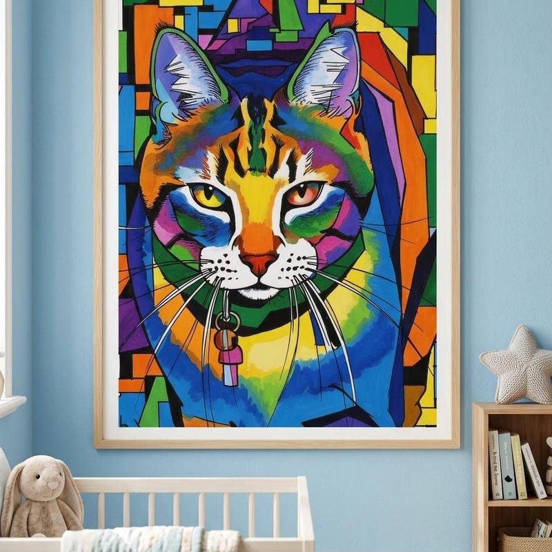 Cat Portraits Ai Generated - Etsy