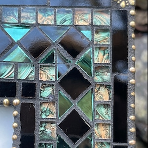 7" Square Mosaic Frame or Mirror - Etsy