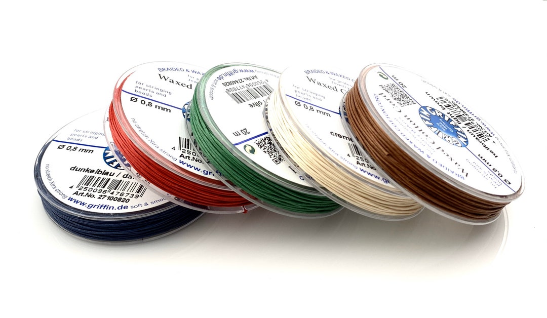 Griffin Wax Cord 0.8 Mm 20meters, Cord for Jewelry, Griffin Cord for ...