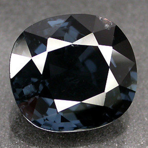 6.31 Cts Natural Titanium Blue Spinel 12x11x6.2 Mm - Etsy