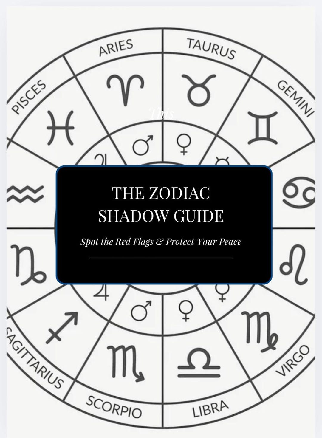The Zodiac Shadow Guide: Decode the Red Flags & Reclaim Your Peace - Etsy