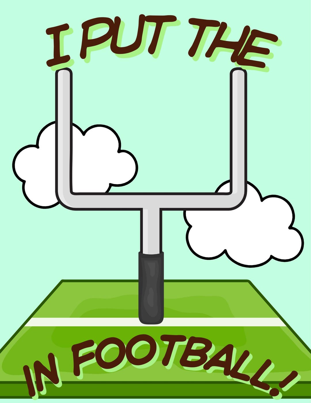 Super Bowl Footprint Art | Kids Football Keepsake (PDF Download) - Etsy