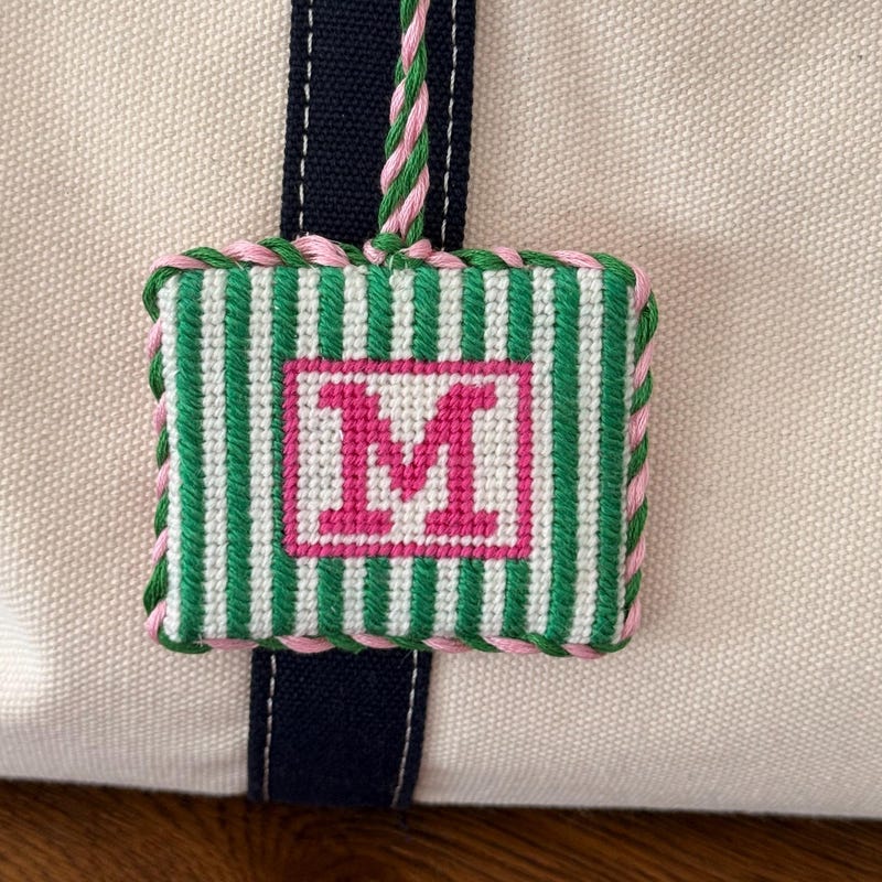 Handpainted Letter Charms - Etsy